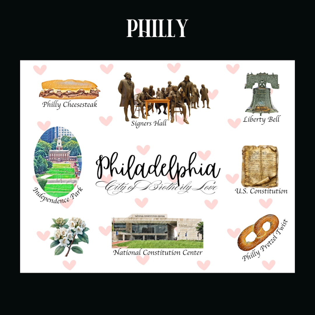 Philadelphia, Pennsylvania | Postcard Digital Download - Postcard ...