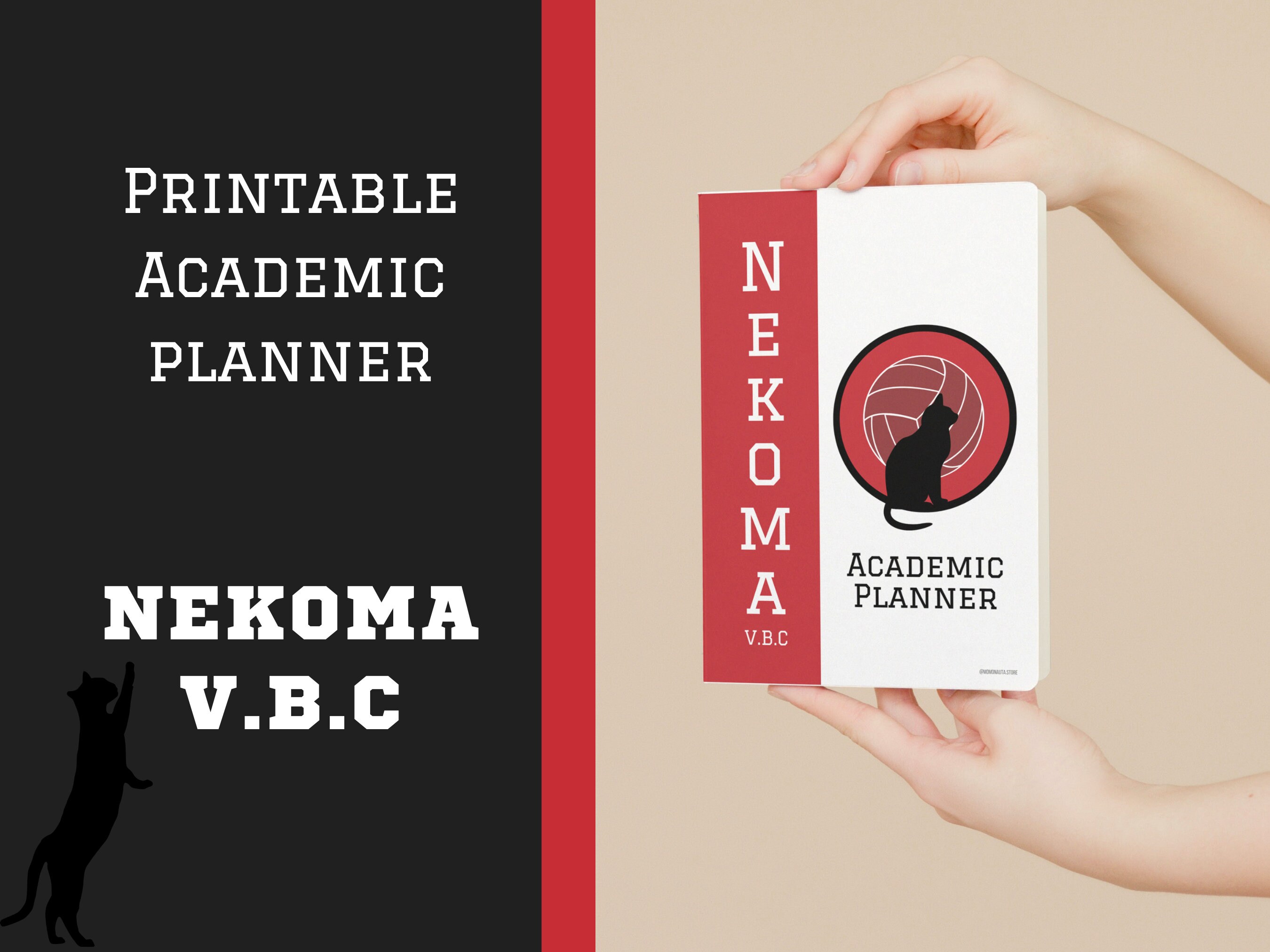 Printable Academic Haikyuu Planner Nekoma Version English - Etsy