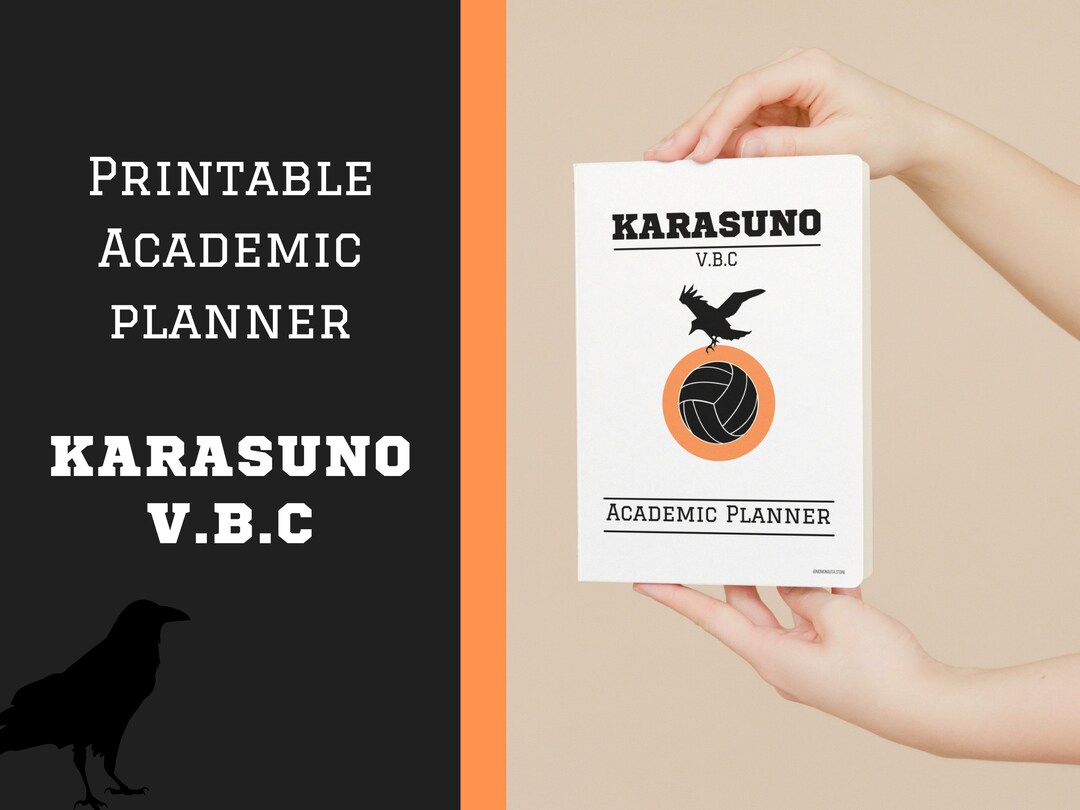 Printable Academic Haikyuu Planner Karasuno Version English - Etsy