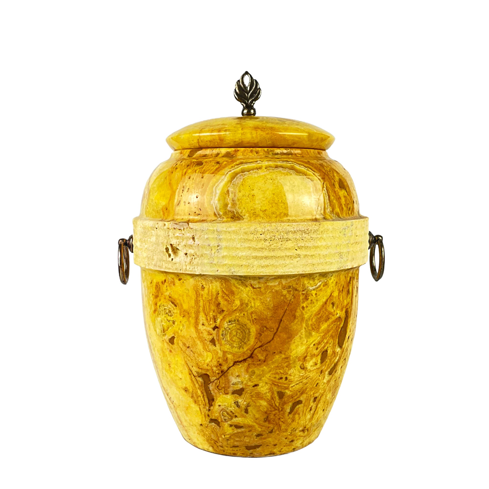 Enchanting Yellow Onyx Burial Urn: A Lasting Symbol of Love - Etsy