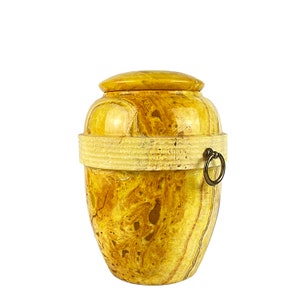 Enchanting Yellow Onyx Burial Urn: A Lasting Symbol of Love and Respect ...