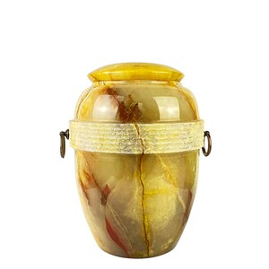 Enchanting Yellow Onyx Burial Urn: A Lasting Symbol of Love and Respect ...