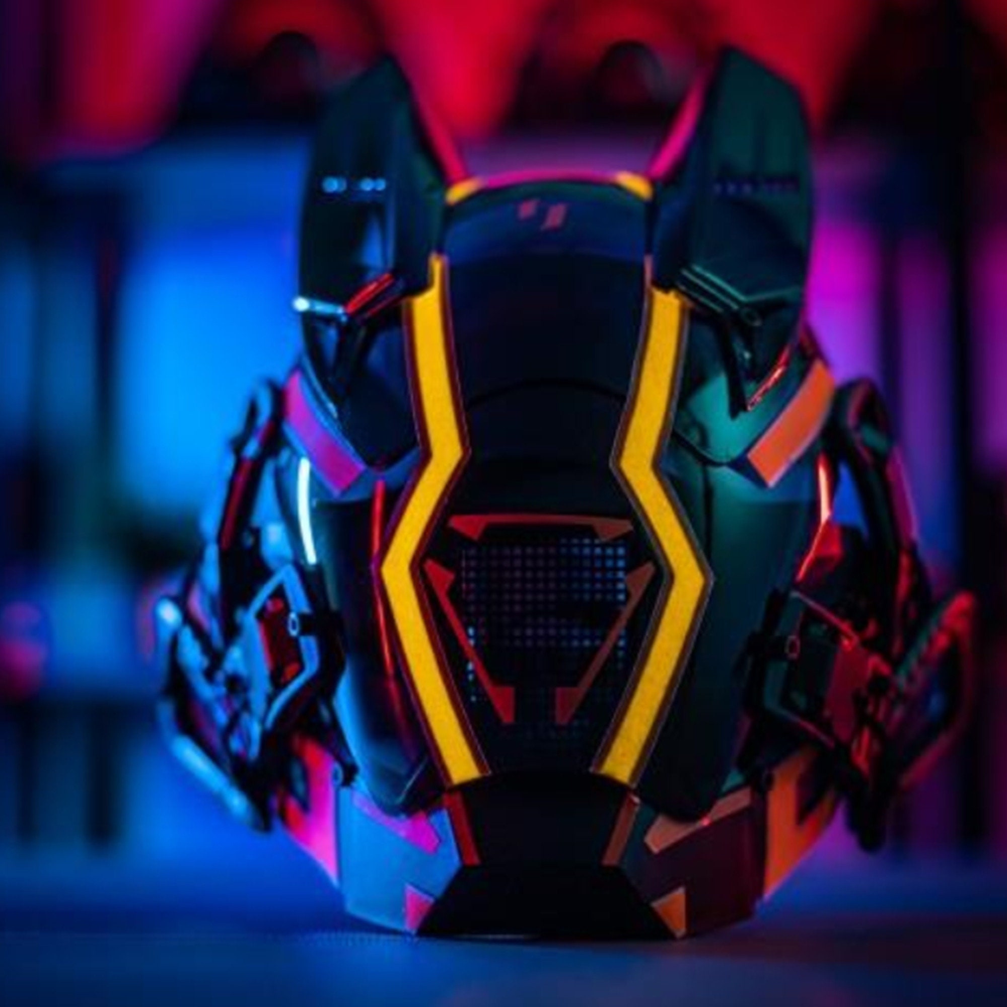 Halloween Cyberpunk Cos Mask, Cyber Cosplay Mask, Super Cool Cosplay ...