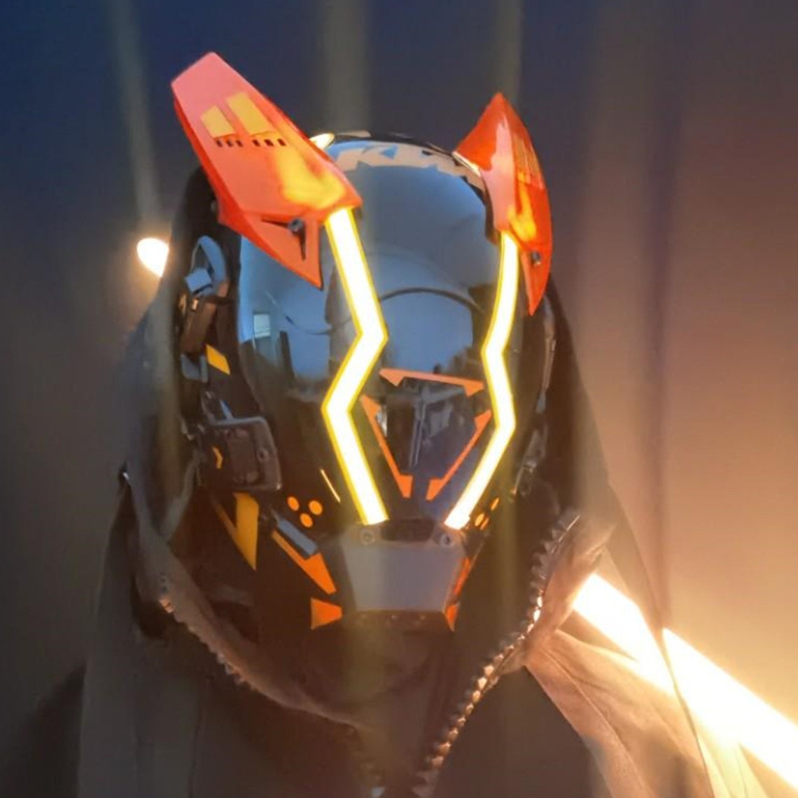 Halloween Cyberpunk Cos Mask, Cyber Cosplay Mask, Super Cool Cosplay ...
