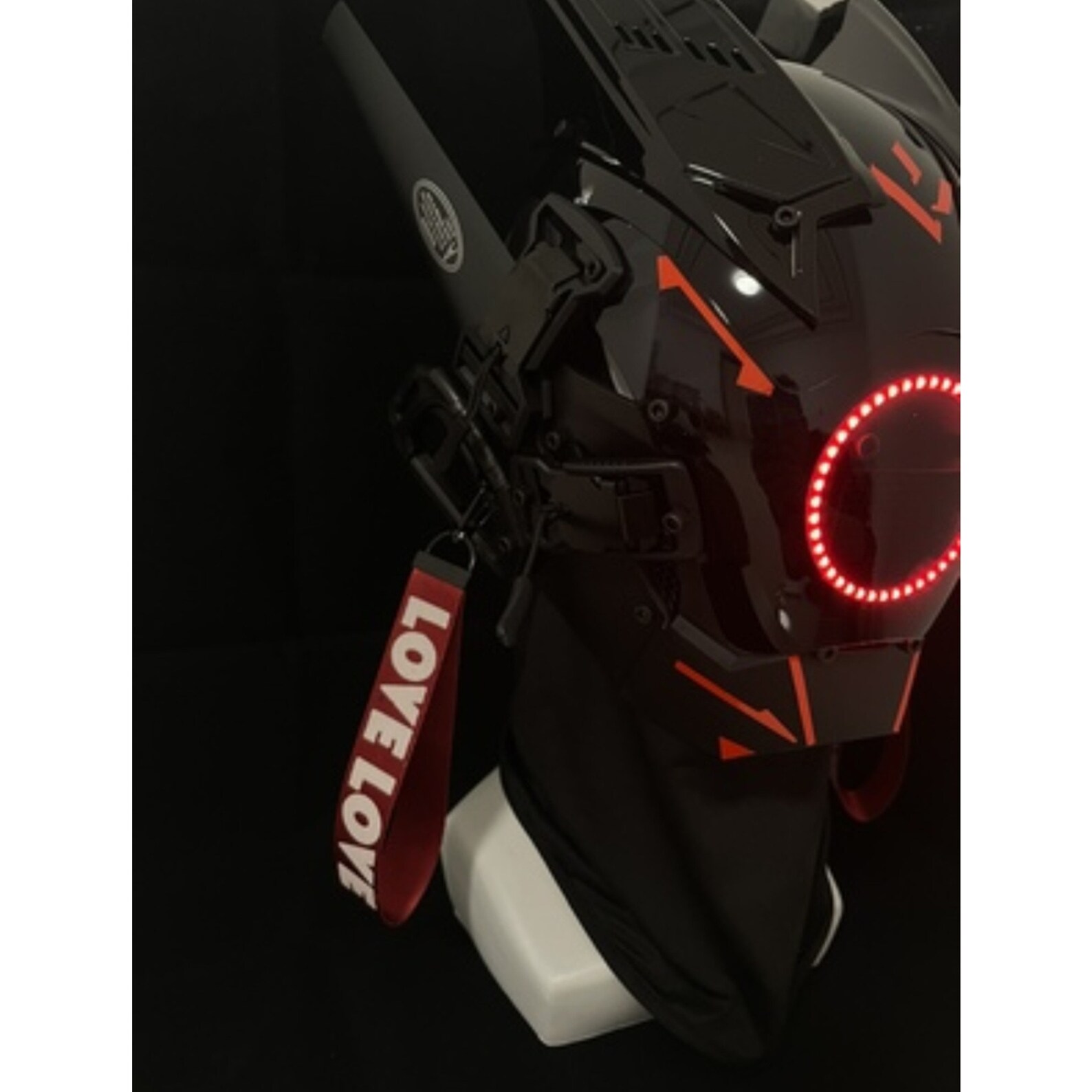 Cyberpunk Cosplay Mask Cyber Mask With Airfoil Birthday Gift - Etsy