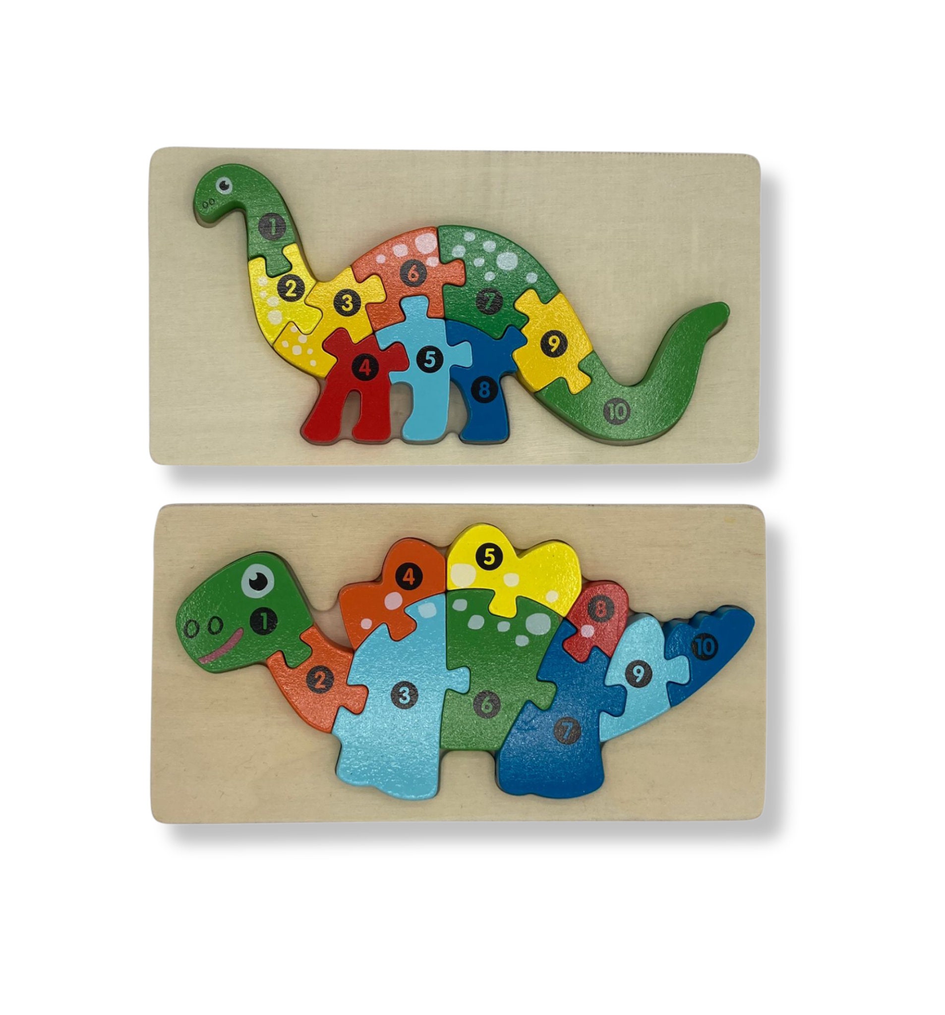3D Wooden Dinosaur Jigsaw Puzzles 2 Pack for Ages 3-8 With - Etsy UK