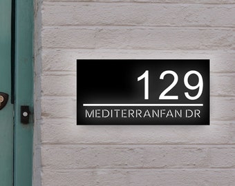 Address Light Box - Etsy