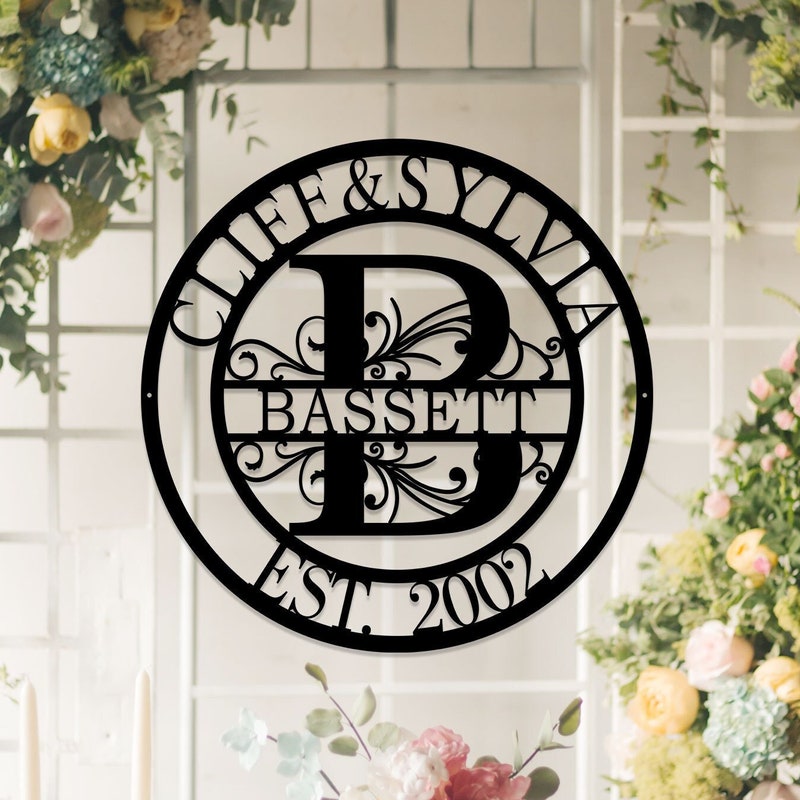 Metal Name Sign - Etsy