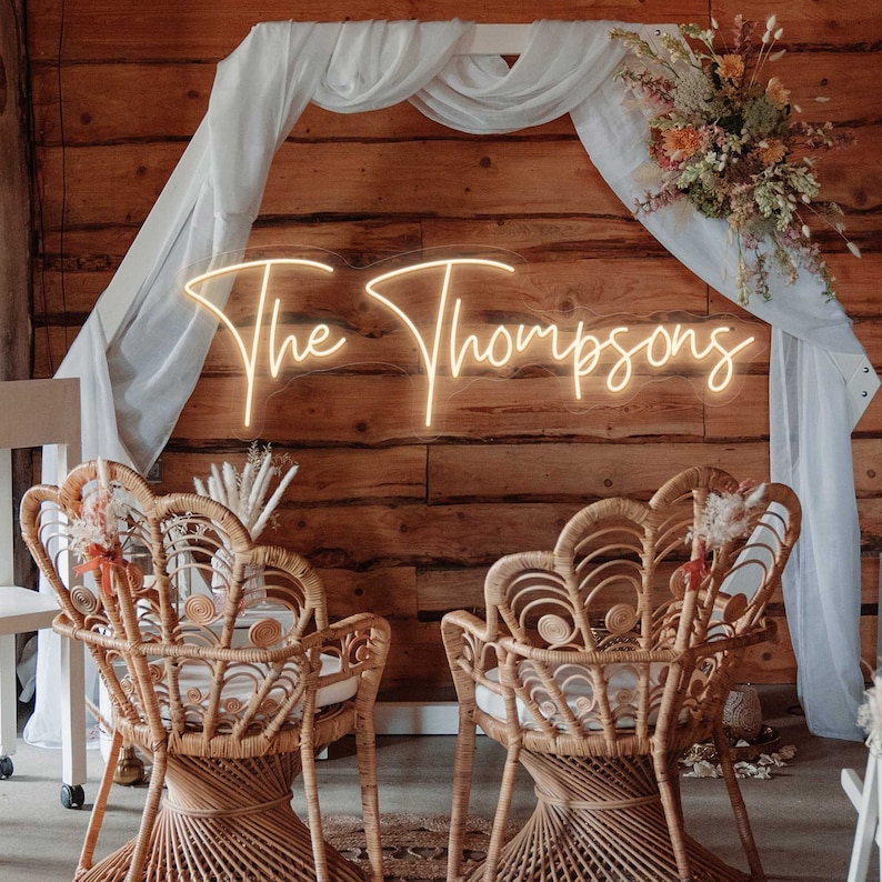 Custom Neon Sign Wedding Decor Wedding Neon Lights - Etsy