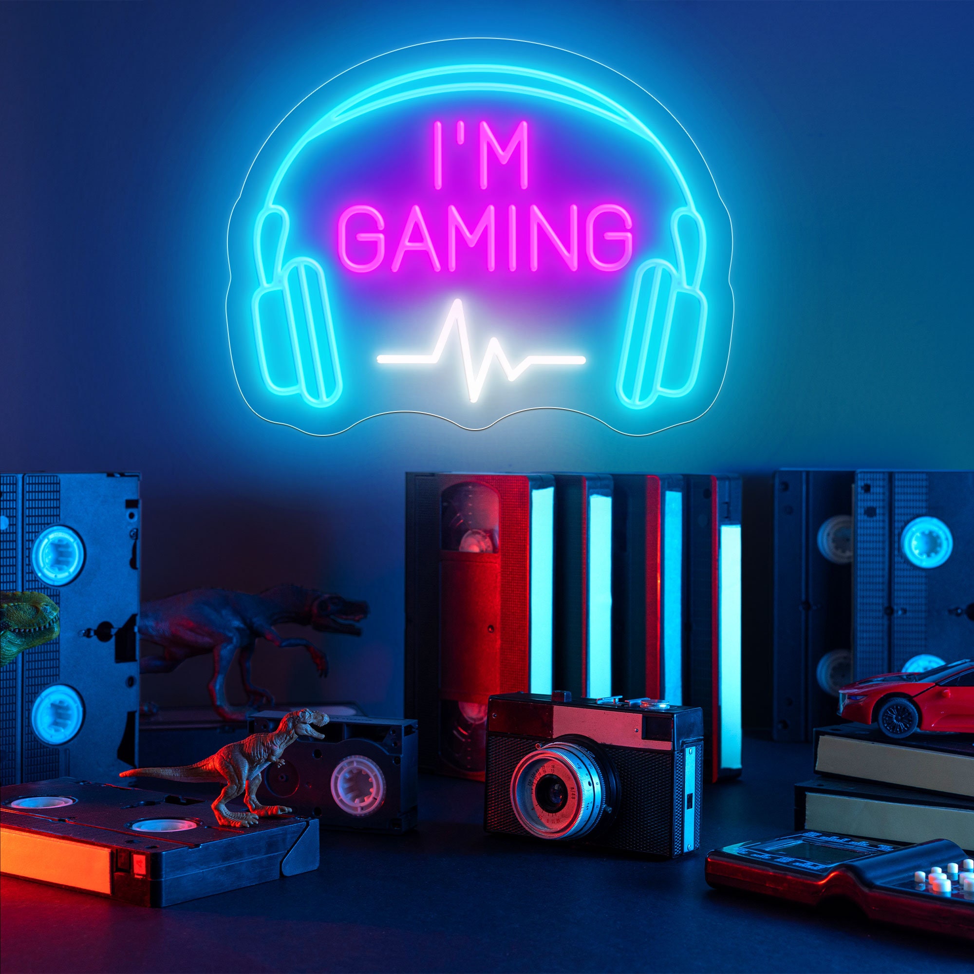 I'm Gaming Custom Neon Sign Gamer Tag, Gamer Neon Sign Custom, Game ...