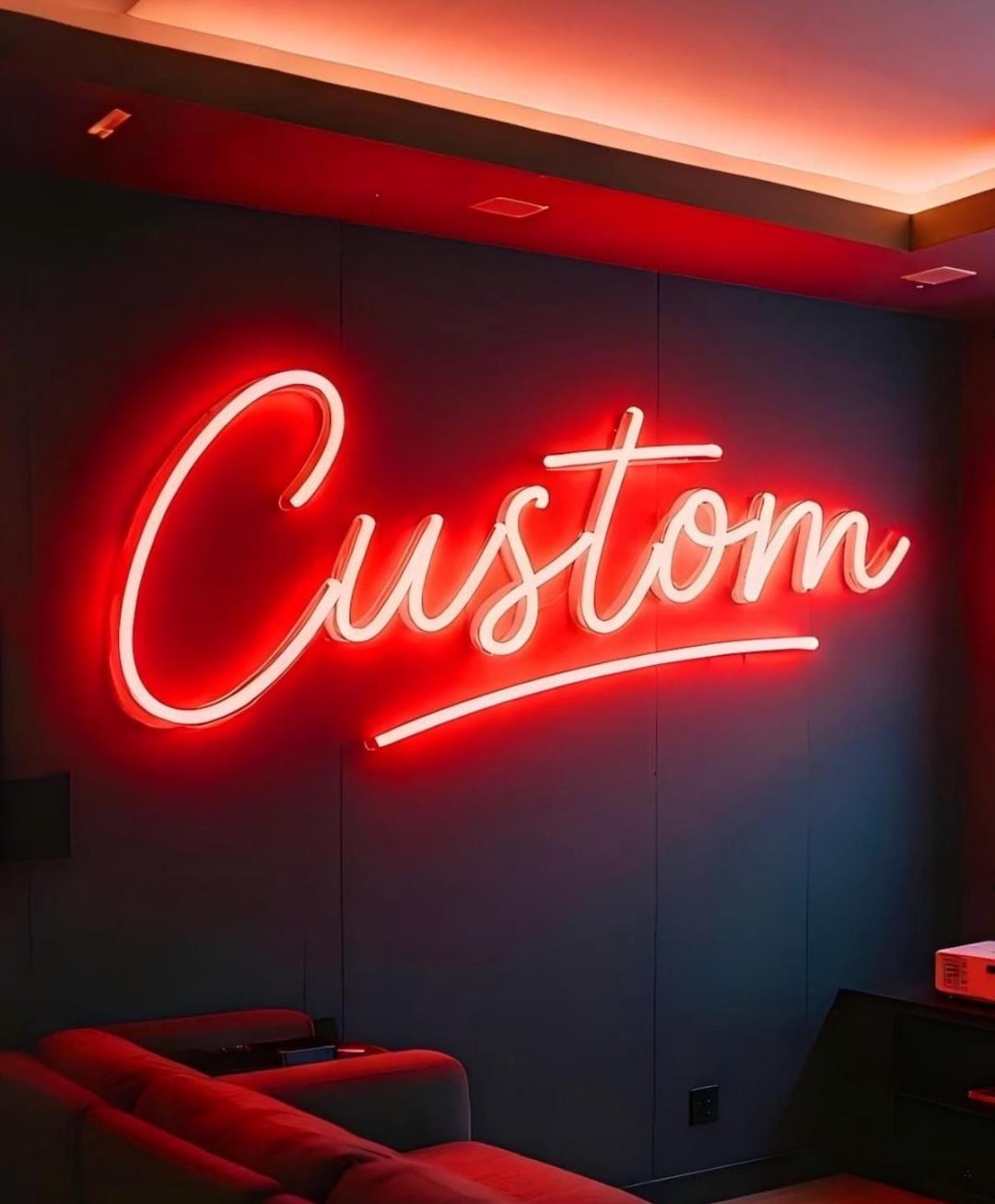 Custom Neon Sign, Personalized LED Neon Light for Bedroom, Home Wall ...