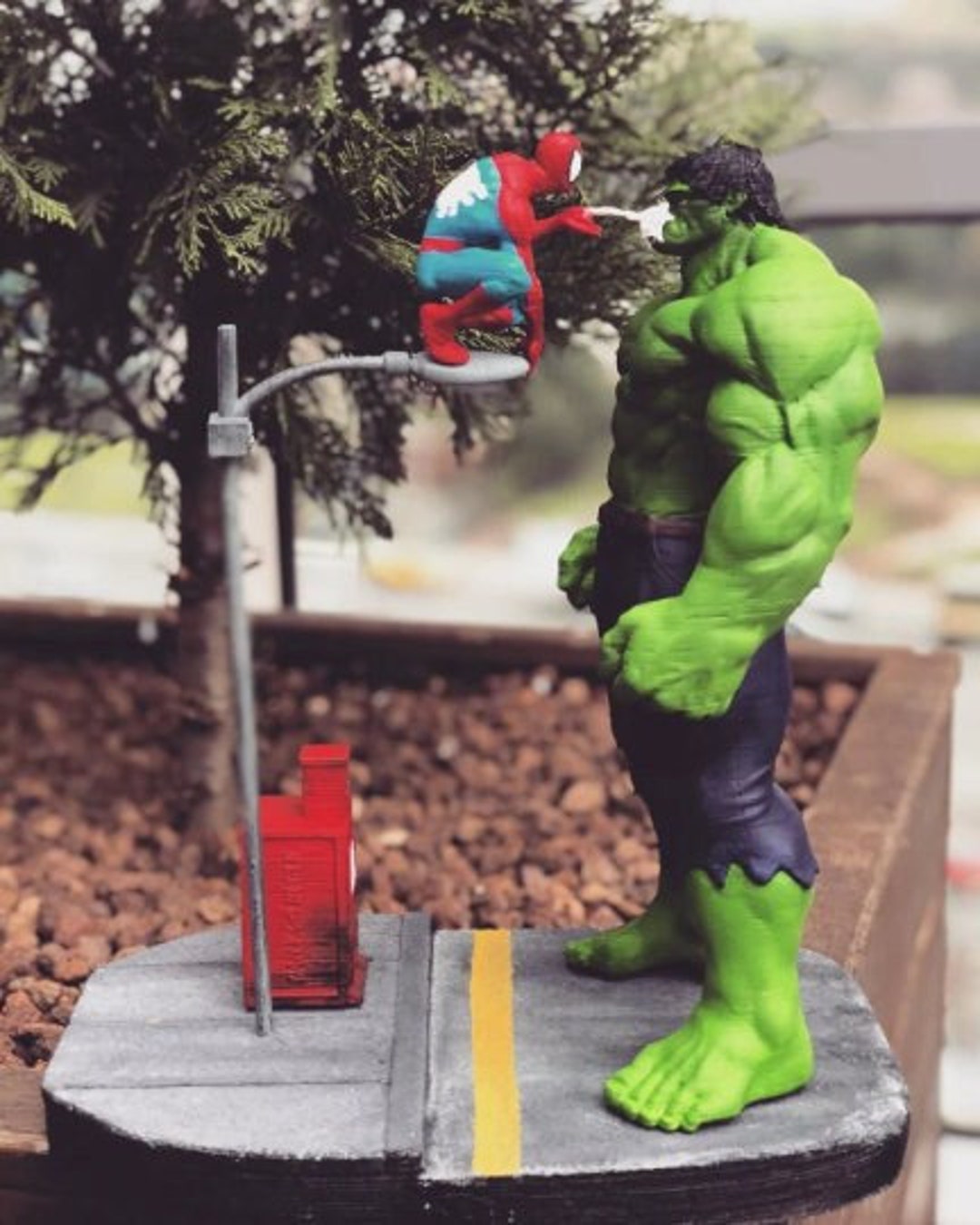 Hulk & Spidey, Figure, Art, Decor, Biblo, Creative, Innovative, Vikings ...