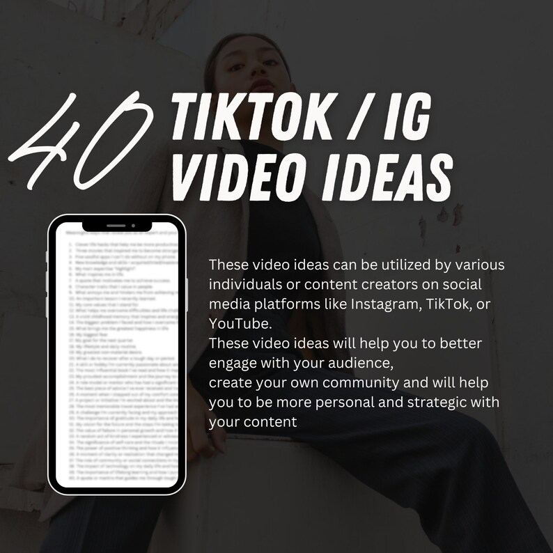 40 Ideas for Viral Video for Social Media Tiktok Instagram Video Ideas ...
