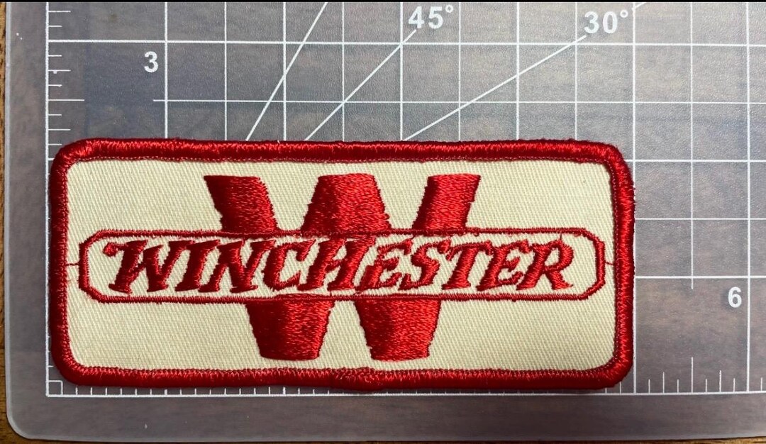 Vintage 70s Winchester Fire Arm Patch Collectible Patch Hunting Patch ...