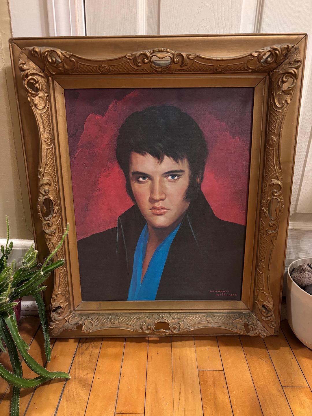 Vintage 1970s Original Elvis Presley Oil Painting / Portrait by ...