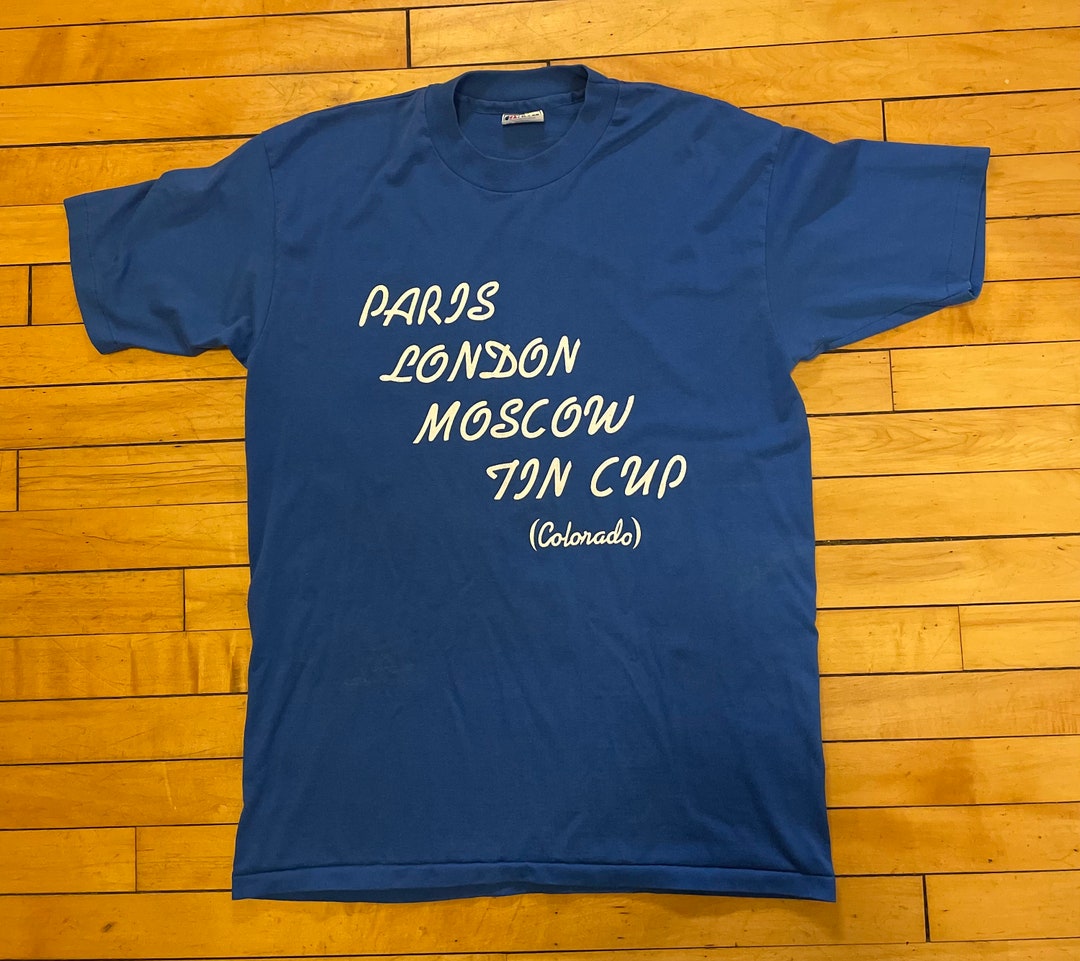 Vintage 80s 1980s Hanes Single Stitch “tin Cup Colorado” Tee Shirt ...