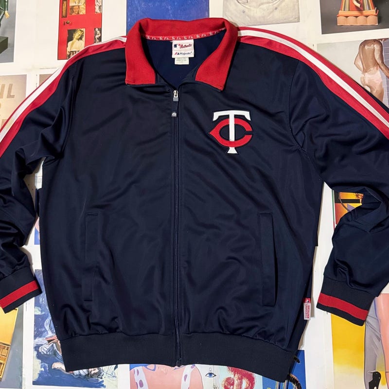 90s Baseball Jacket - Etsy