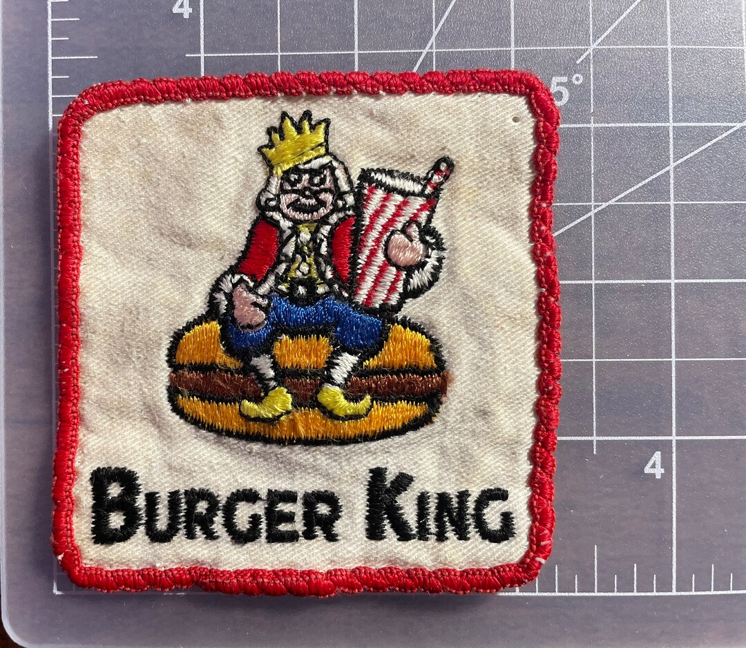 RARE Vintage 70s 1970s Burger King Sew on Patch - Collectible Patches ...