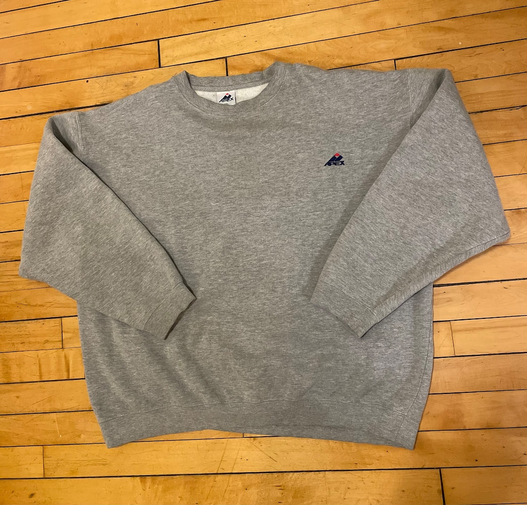 Vintage 90s 1990s Apex Embroidered Logo Crewneck Pullover Sweatshirt ...