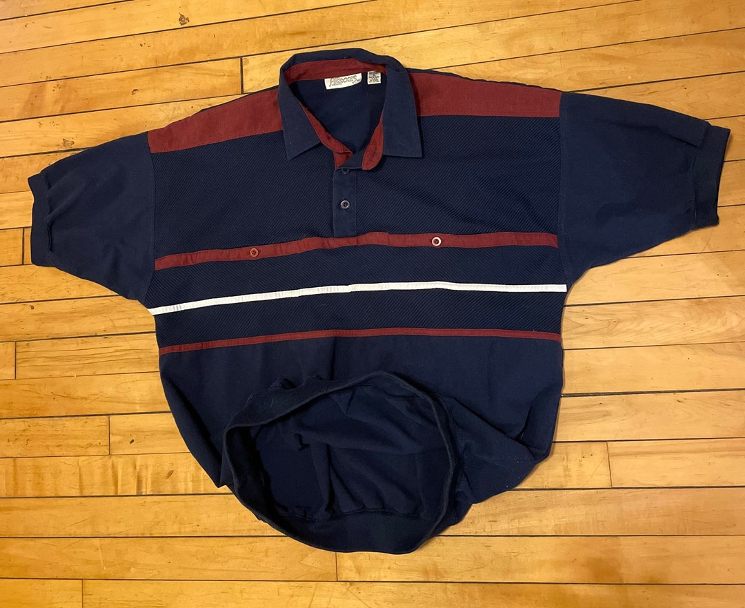 Vintage 80s 1980s an Alexxus Exclusive Boxy Polo Shirt With Banded ...