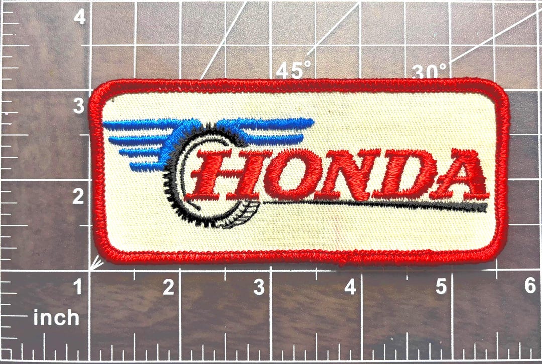 Vintage 1970’s Honda Auto Patch • Sew on Patch • Vintage Auto • Vintage Honda Patch ...