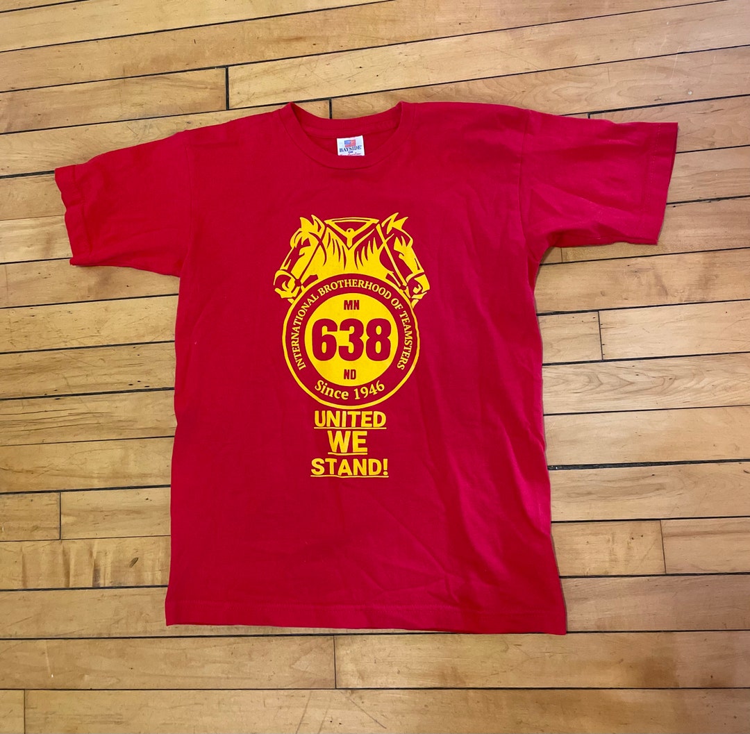 Vintage Y2K Bayside Teamsters Number 638 Tee Shirt Size Small - Etsy