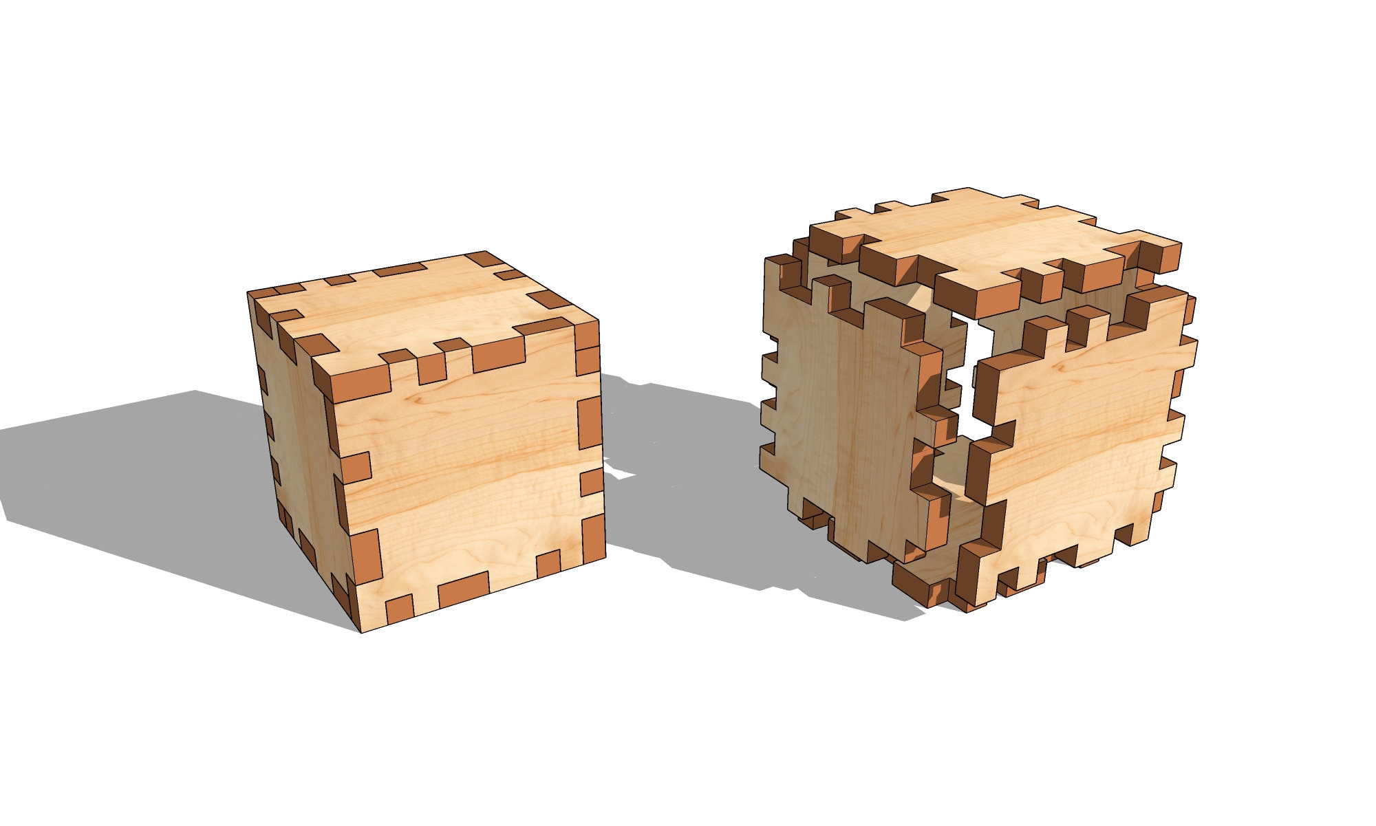 Puzzle Box - Laser Cut Files - Millimeters and Inches - Glowforge Files ...
