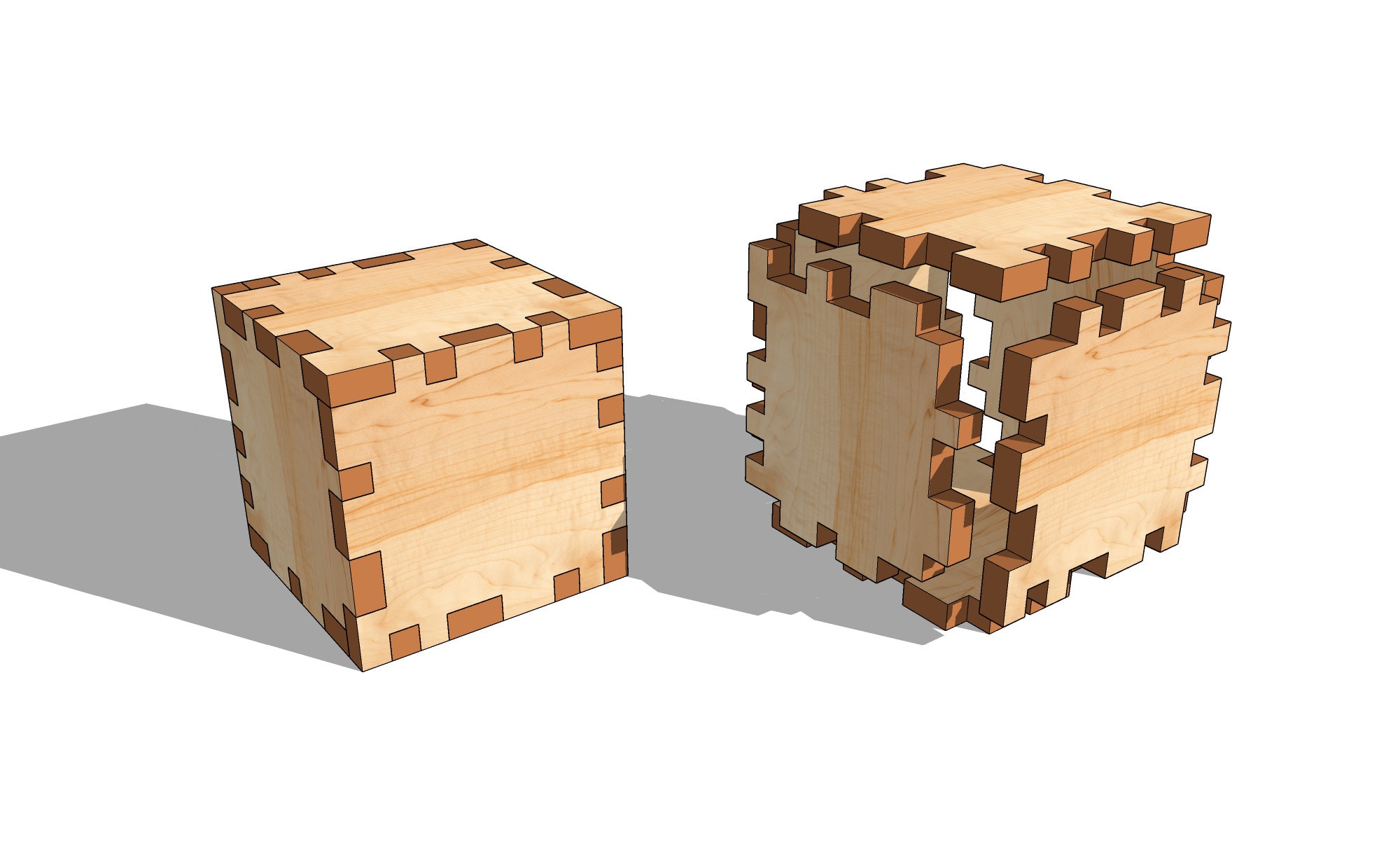 Puzzle Box - Difficult - Laser Cut Files - Millimeters and Inches ...