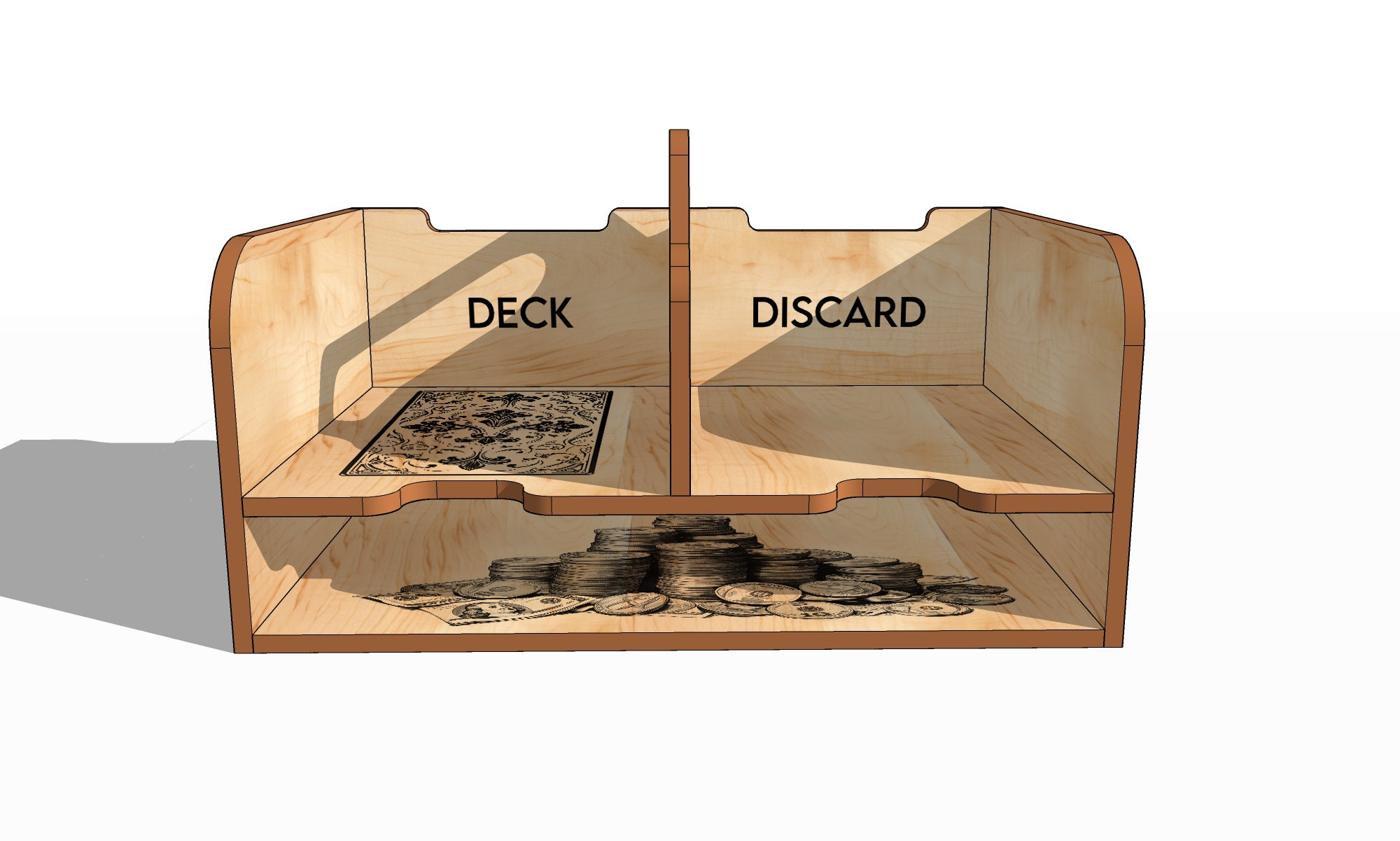 Poker Caddy - Playing Cards Caddy - Laser Cut Files - SVG File and JPG ...