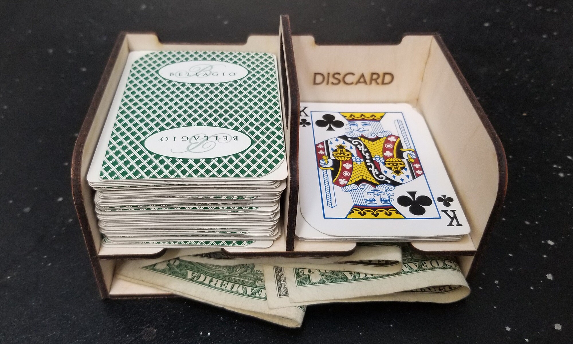 Poker Caddy - Playing Cards Caddy - Laser Cut Files - SVG File and JPG ...