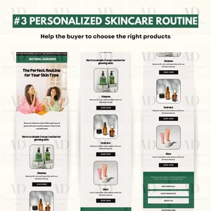 Email Marketing Template Canva, Ecommerce Welcome Email Flow, Beauty ...