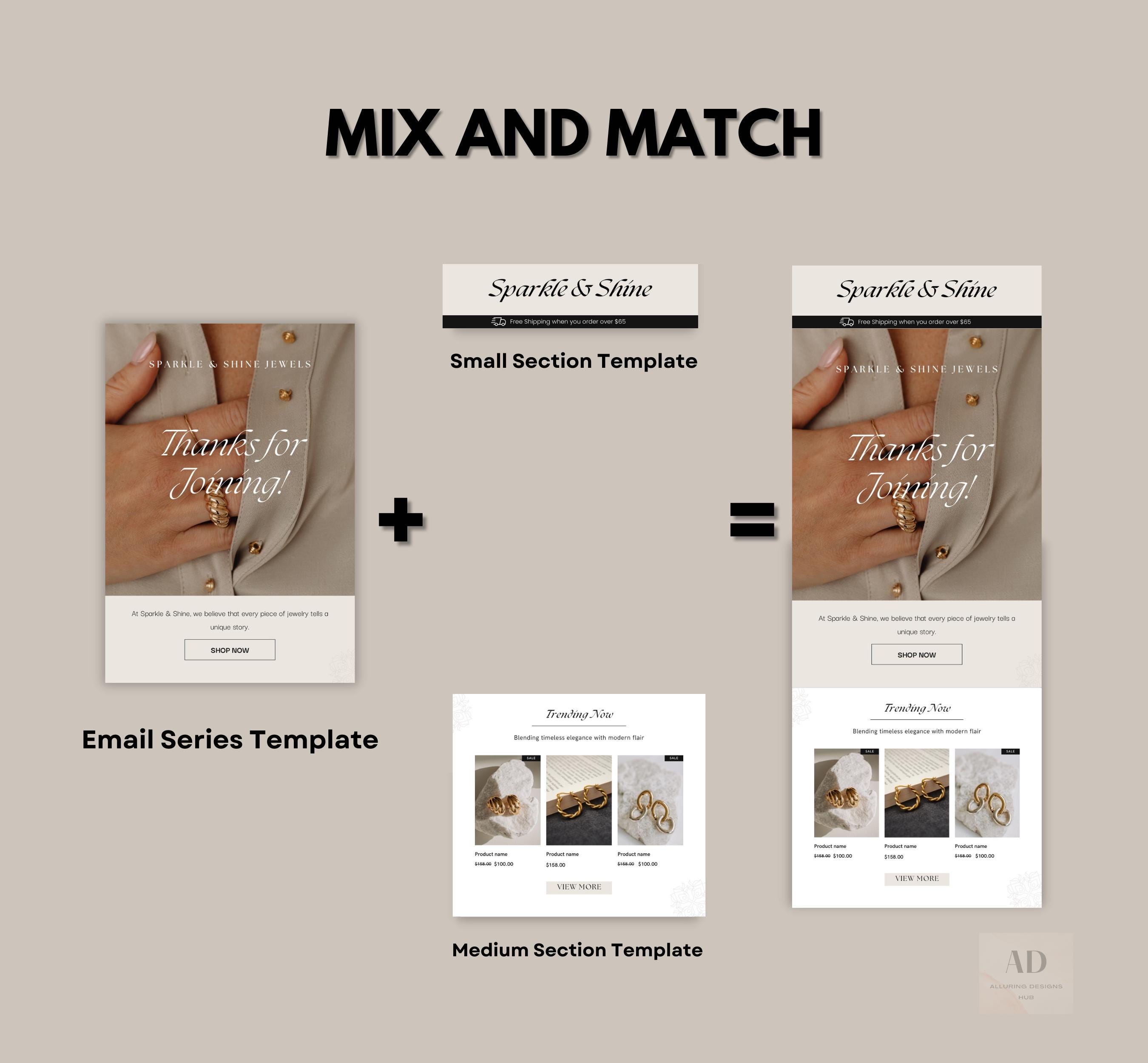 Old Money Email Marketing Templates, Jewellery Canva Email Templates ...