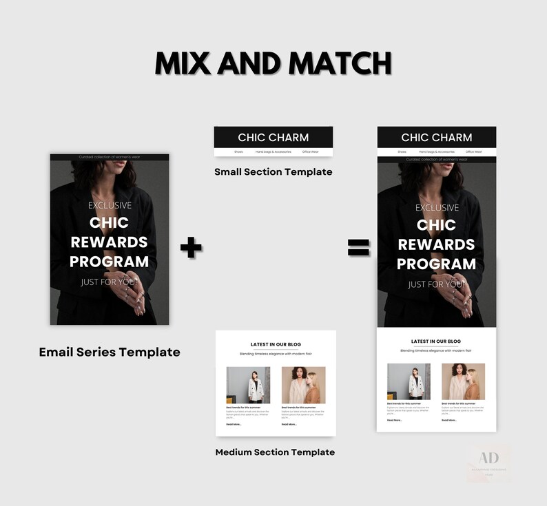 Email Marketing Templates Ecommerce, Fashion Canva Email Templates ...