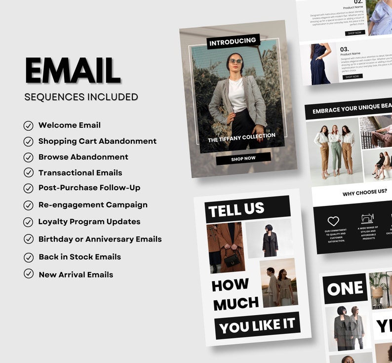 E-Mail hängt von drei E-Mail-Vorlagen ab, E-Mail-Vorlagen, Fashion ... E-Mail hängt von drei E-Mail-Vorlagen ab, E-Mail-Vorlagen, Fashion ...