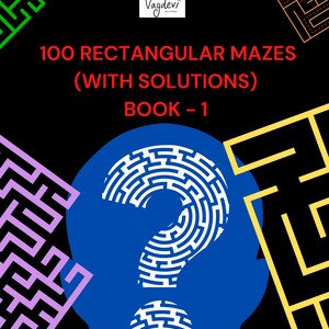 100 Rectangular Mazes (with Solutions) - Book 1 - Etsy