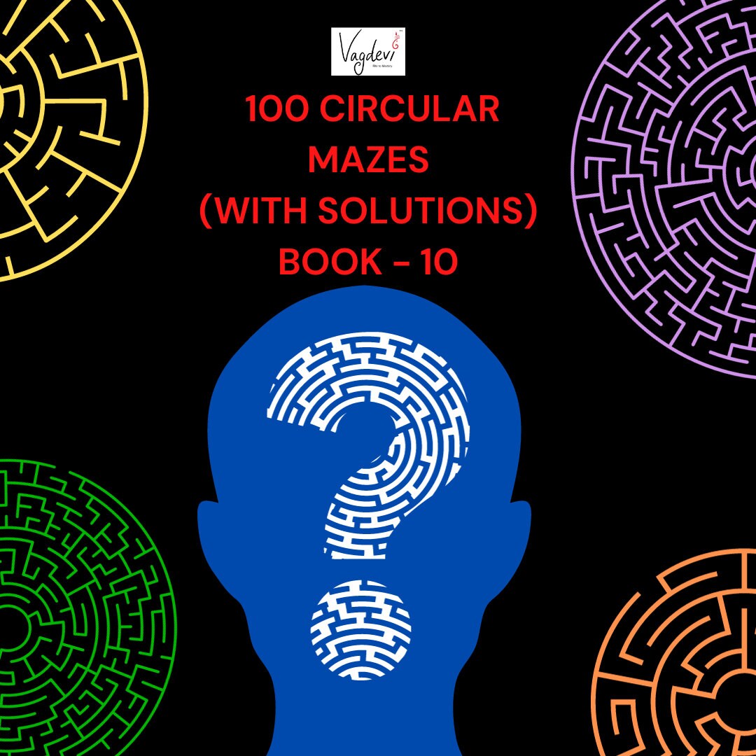 100 Circular Mazes (with Solutions) - Book 10 - Etsy