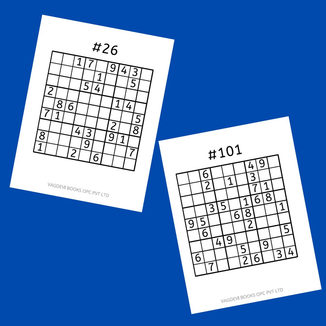 200 Sudoku Puzzles With Solutions (average, 9X9 Grid) - Etsy