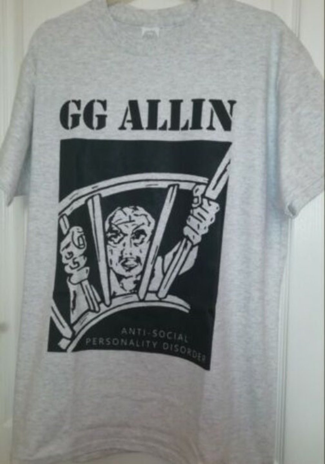 GG Allin T Shirt 369 Retro Music Grey Unisex Tee - Etsy