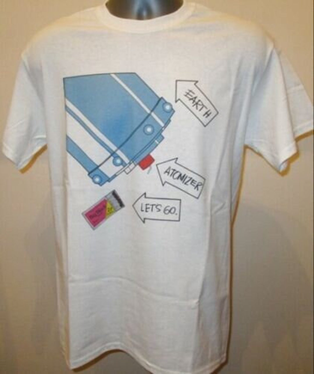 Earth Atomizer Let's Go T Shirt 305 Retro Music White Unisex Tee - Etsy