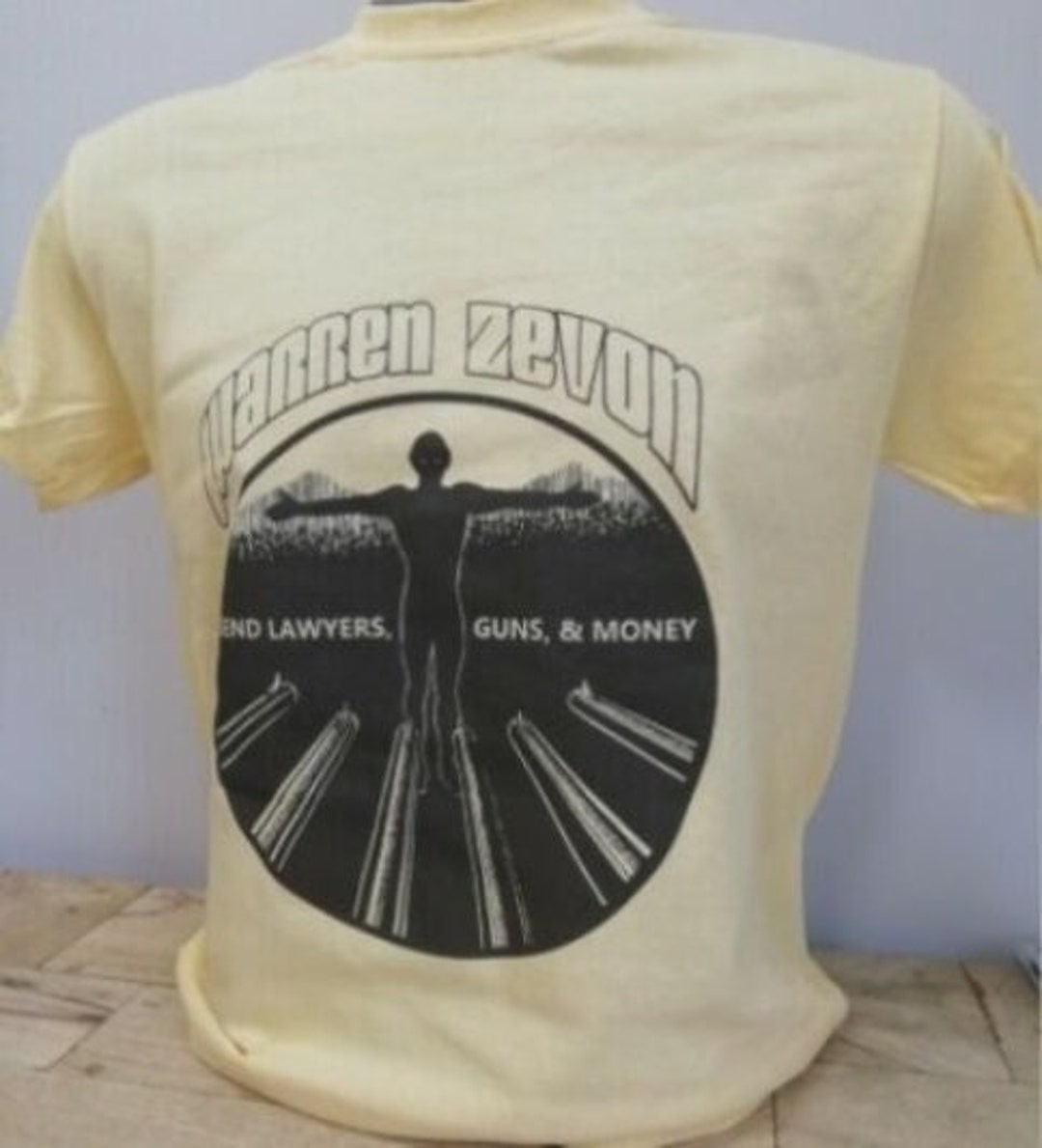 Warren Zevon T Shirt 048 Retro Music Yellow Unisex Tee - Etsy