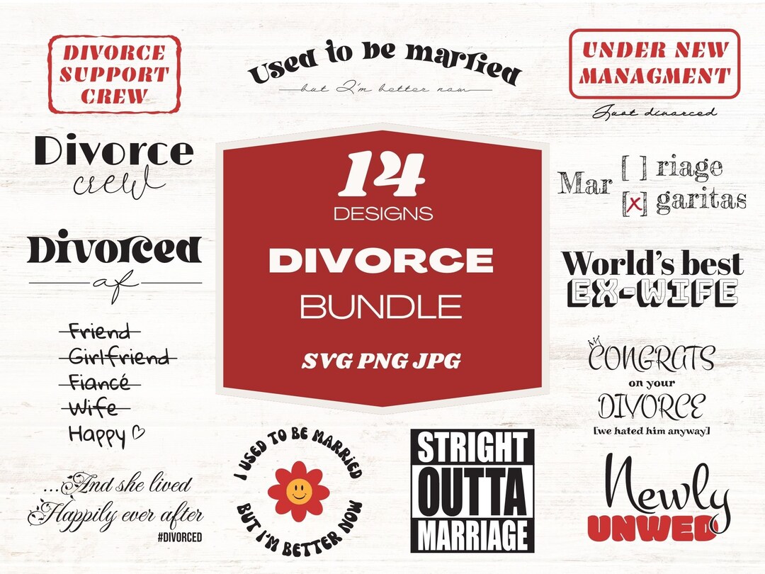 Divorced SVG Bundle, Divorced Png, Divorced Svg, Divorce Png, Divorced ...