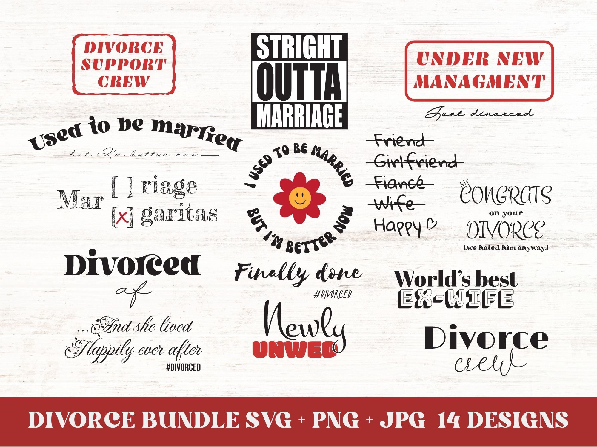 Divorced SVG Bundle, Divorced Png, Divorced Svg, Divorce Png, Divorced ...