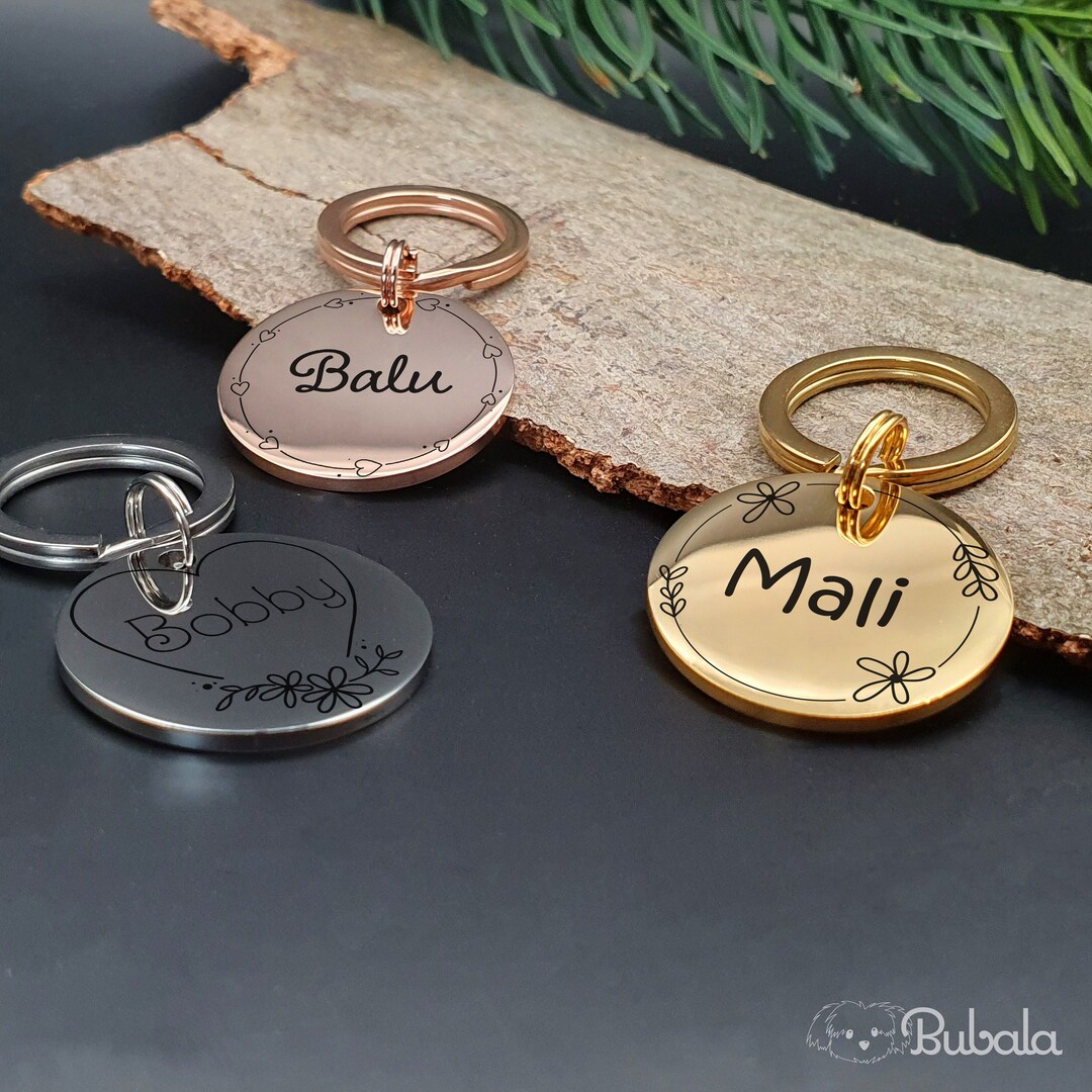 Dog Tags Stainless Steel Engraved With Frame Personalized Different ...