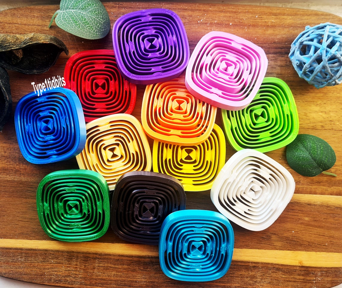 Square Hollow Fidget Rings Fidget Spinner Fidget Toy Distraction ...