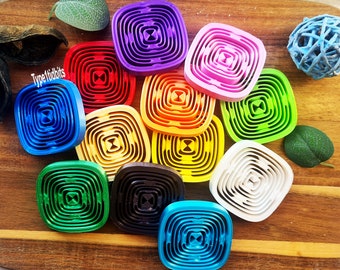 Square Solid Fidget Rings Fidget Spinner Fidget Toy Distraction ...