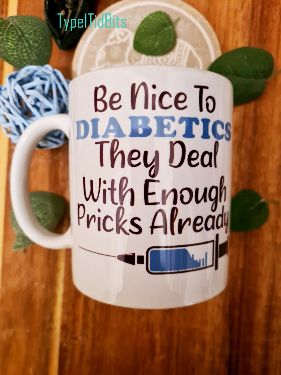 Diabetes Cup Diabetic Gift Type 1 Diabetes Awareness Cup Diabetes Mug ...