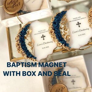 Personalized Baptism Favors Baptism Magnet Favor Christening - Etsy