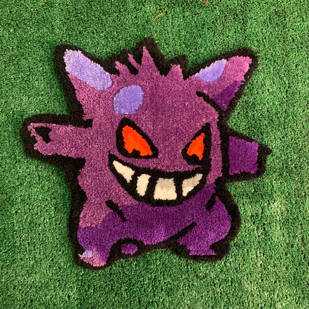 Gengar Rug - Etsy