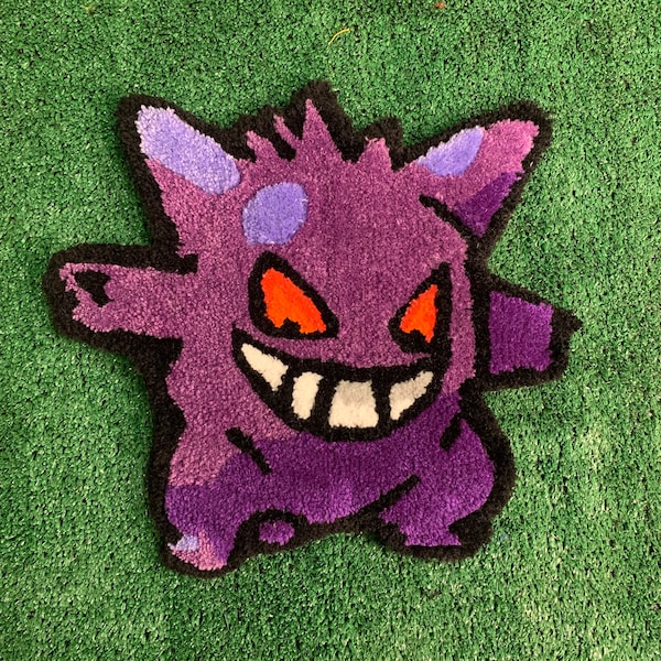 Gengar Rug - Etsy