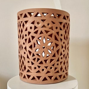 Clay Wall Sconce, Terracotta, Handmade Clay Sconce, Rustic Wall Sconce ...